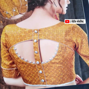 60+ Simple Blouse Back Design Ideas for Cotton & Silk Saree